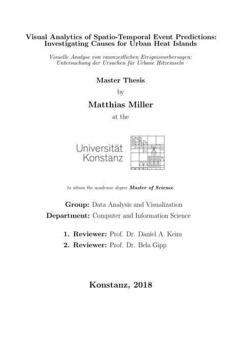 Pdf Visual Analytics Of Spatio Temporal Event Predictions