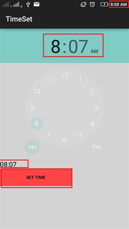 Xamarinandroid How To Set Time Android Application Using Visual