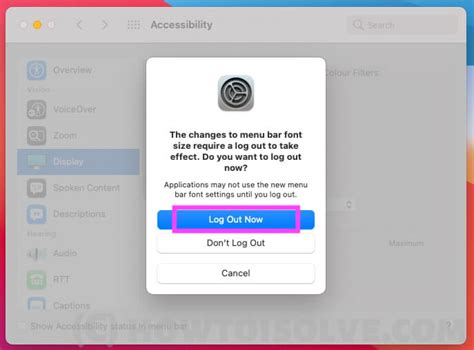 How Do I Increase The Mac System Font Size
