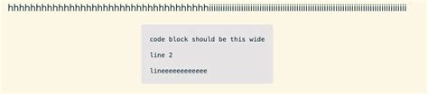 adjust codeblock width to fit the longest line custom css and theme