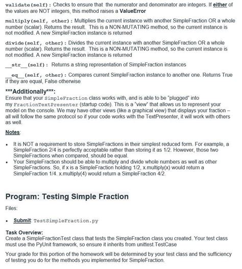 Program Simple Fraction Submit Simplefractionpy •