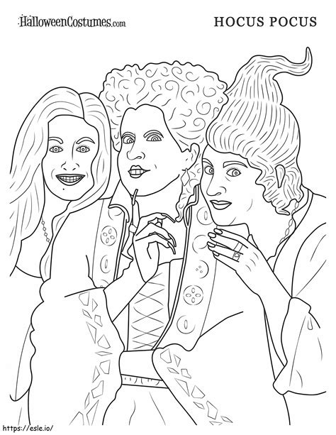 Hocus Pocus Para Colorir Para Colorir