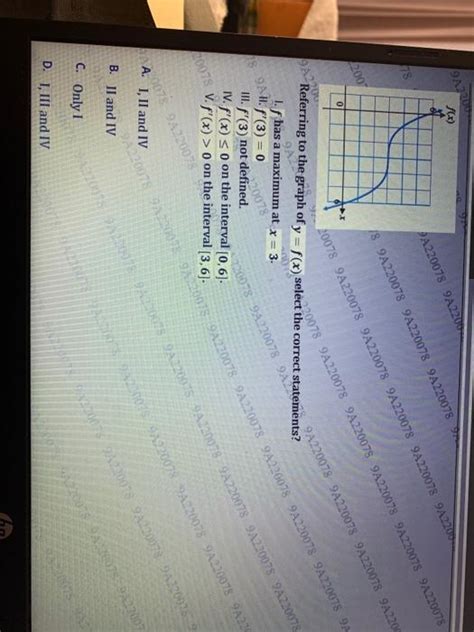 solved referring to the graph of y f x select the correct