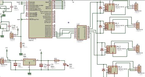 Relay Driver Circuit Using Uln Relay Circuit Electronic Schematics