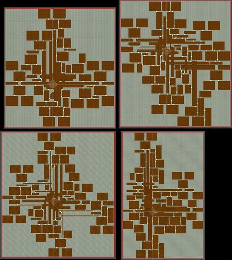 Here's the result of my late-night coding: map generation with tunneling algorithms : r/roguelikes