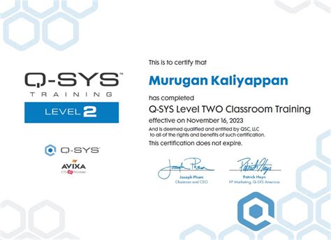 Murugan Kaliyappan On Linkedin I Am Very Proud I Have Completed Qsc Level Two My Thanks To Nmk…
