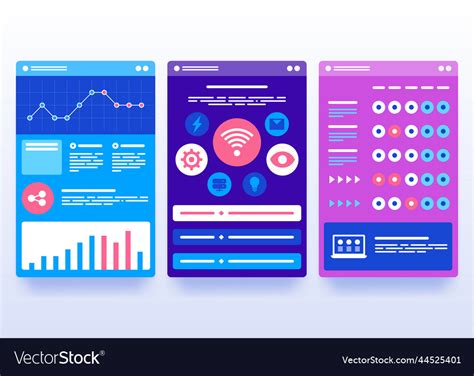 Interface Ui Design Royalty Free Vector Image VectorStock