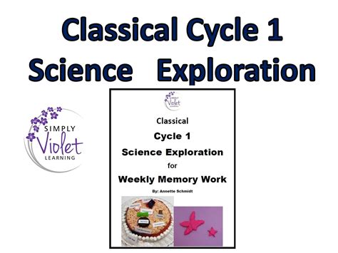 Classical Conversations Cycle 1 Science Exploration For Weekly Science