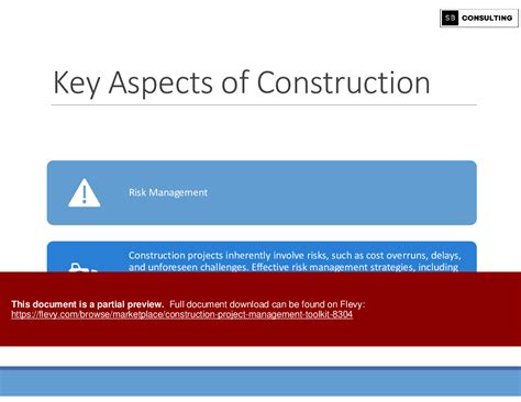 Construction Project Management Toolkit PPT Slide Deck