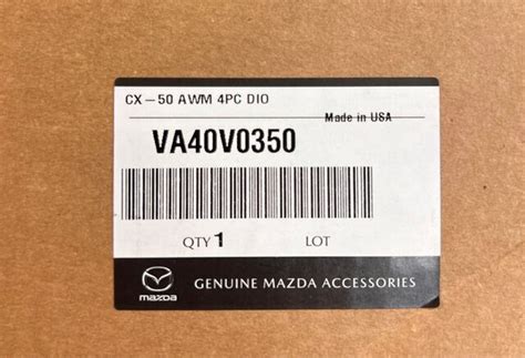 Va40v0350 2023 2024 Mazda Cx 50 All Weather Front And Rear Floor Liners