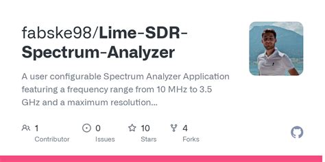 GitHub Fabske Lime SDR Spectrum Analyzer A User Configurable Spectrum Analyzer Application