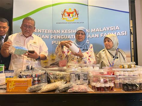 Health Ministry Seizes Rm44m Worth Of Illegal Medicines Sex