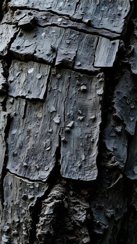 Close Up Of The Texture Of Different Types Of Bark Stock Illustration