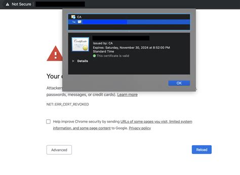 Keychain Catalina Trusted Root Ca Certificates Are Revoked Chrome