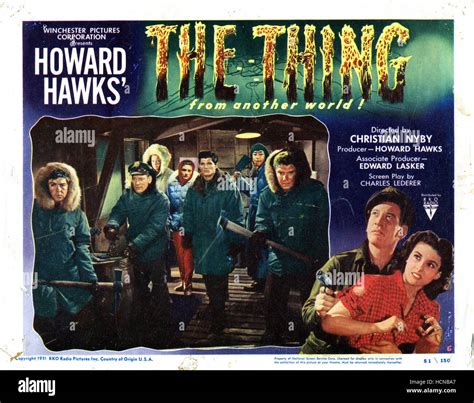 The Thing From Another World Kenneth Tobey Margaret Sheridan 1951