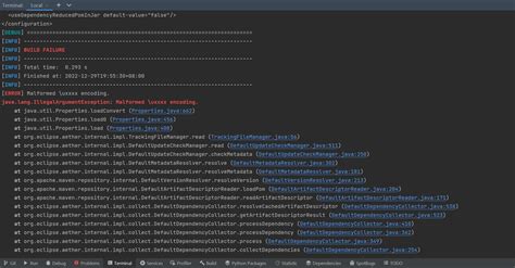 调试解决 java lang illegalargumentexception malformed uxxxx encoding 编译错误