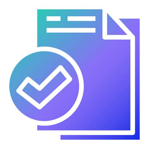 Accept Generic Flat Gradient Icon