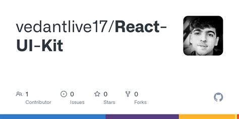 Github Vedantlive17react Ui Kit