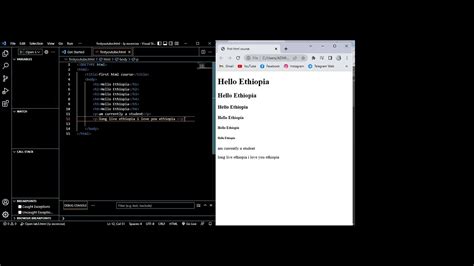 Basics Of Html Part 1 Heading And Paragraph Youtube