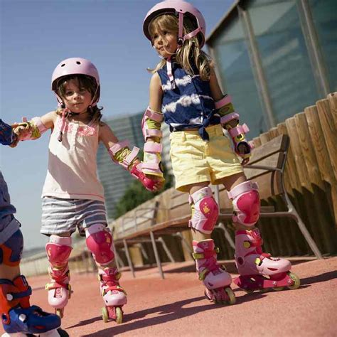 کفش اسکیت دخترانه بچه گانه؛ پلاستیک مقاوم ورزشی سخت نرم استاندارد