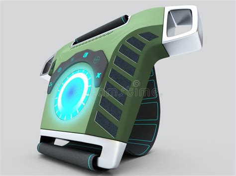 3d Rendering Of A Navigation Compact Compass Device Stock Illustration