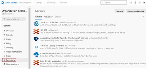 Manage Extension Permissions Azure Devops Microsoft Learn