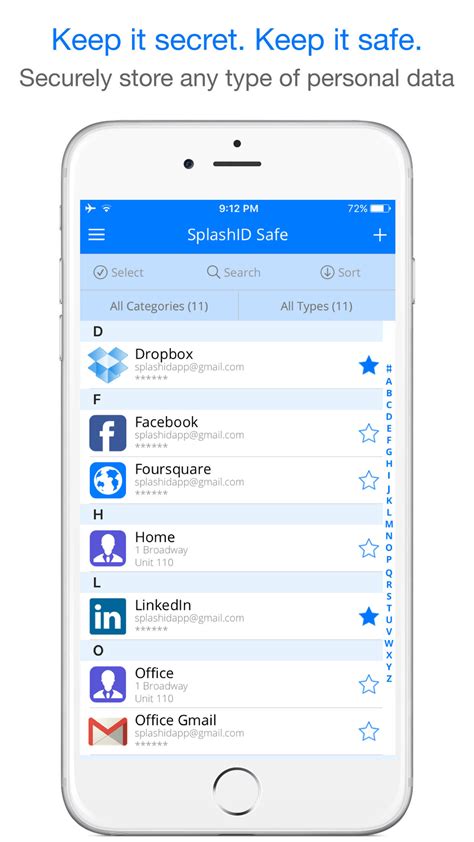 Splashid Safe Password Manager Para Iphone Descargar