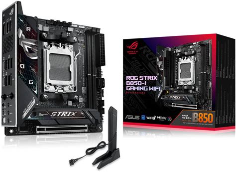 Asus Rog Strix B850 I Gaming Wifi Am5 Mini Itx Motherboard Amd B850 Chipset 2x Dimm Ddr5 Slots