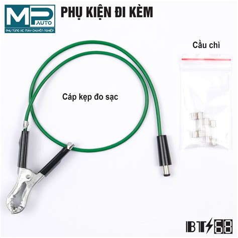 thiết bị kiểm tra bình Ắc quy và sẠc xe máy bt68 minh phong auto
