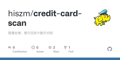 Github Hiszmcredit Card Scan 图像处理：银行信用卡数字识别