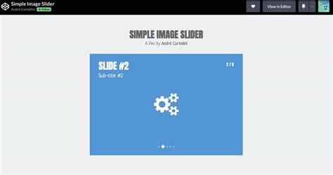 10 Simple Image Slider Html Css Javascript Examples
