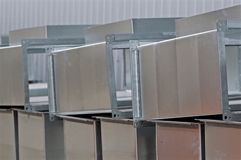 요소와 다양 한 환기 시스템에 대 한 아연 도금 시트로 만든 부품 0명에 대한 스톡 사진 및 기타 이미지 0명 강철 공기조화 Istock