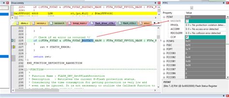 solved re s32k146 issue where busfault is triggered during dflash