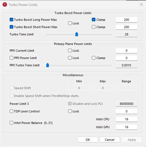 Speed Shift Is Locked On My Throttle Stop 9 2 Intel I7 10750h And 2070 Techpowerup Forums