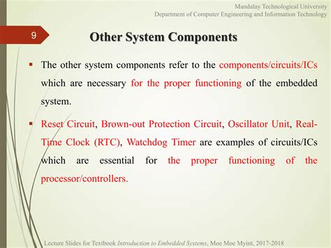 introduction to embedded system i chapter 2 5th portion pptx