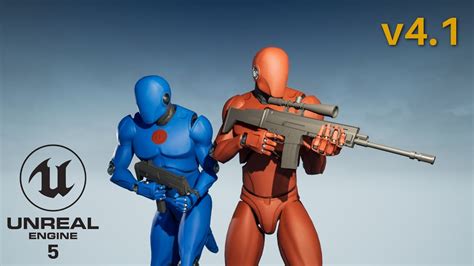 Fps Multiplayer Template 40 Unreal Engine 503 Demo Youtube