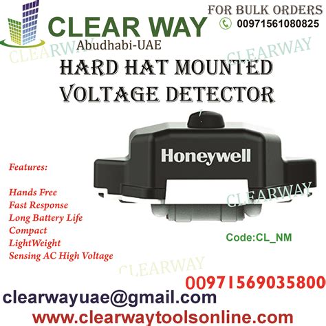 HARD HAT MOUNTED VOLTAGE DETECTOR DEALER IN MUSSAFAH ABUDHABI UAE