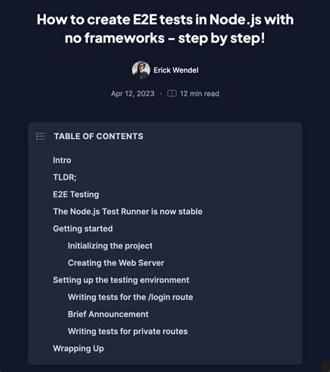 Carlos Ziegler On Linkedin Nodejs Tests