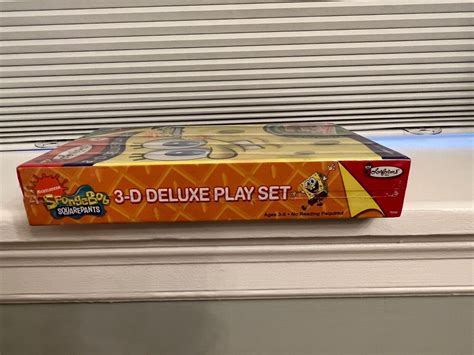 Nickelodeon Spongebob Squarepants Colorforms 3d Deluxe Play Set Sealed