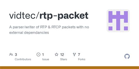 github vidtec rtp packet a parser writer of rtp and rtcp packets with