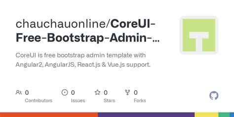 Github Chauchauonlinecoreui Free Bootstrap Admin Template Coreui Is