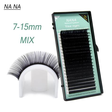20rows J B C D7 15mix Eyelash Extension Mink Individual Eyelash