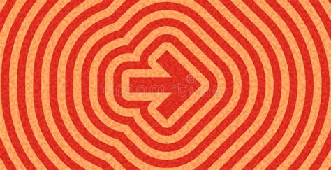 Right Arrow Icon With Ripple Lines Stock Illustration Illustration Of