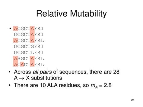 Ppt Cap5510 Bioinformatics Substitution Patterns Powerpoint