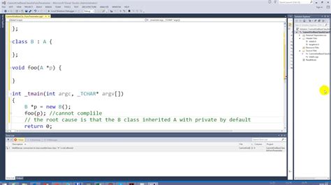 troubleshooting cannot use a base class as a function parameter in c