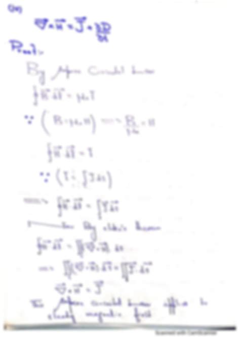 SOLUTION Maxwell Equation With Complete Explanation And Proof Studypool