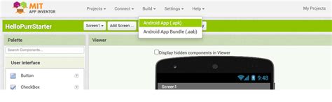 Building And Installing Apps In App Inventor