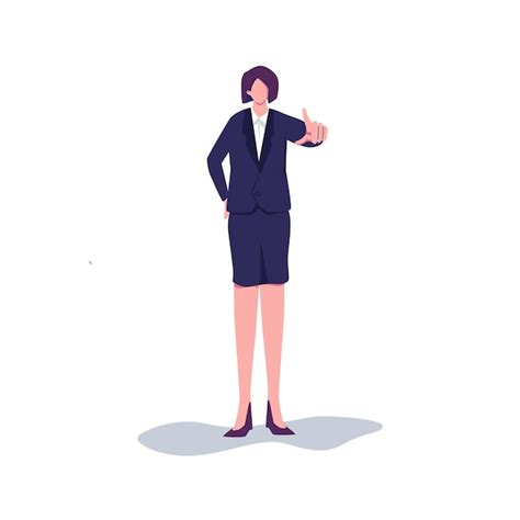 Premium Vector Person Pointing With Index Finger 1