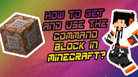 How To Get And Use Minecraft Command Block Tutorial Video YouTube