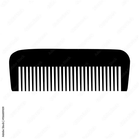 Barber Comb Vector